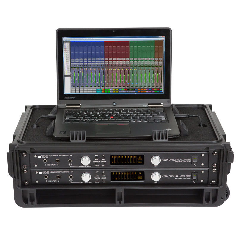 2U Studio Flyer Rack Case | SKB Specialty And GigRigs