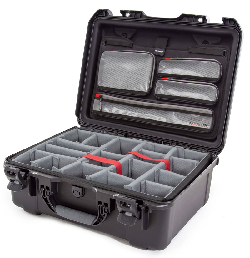 Nanuk 940 Large Waterproof Case With Dividers And Lid Organizer